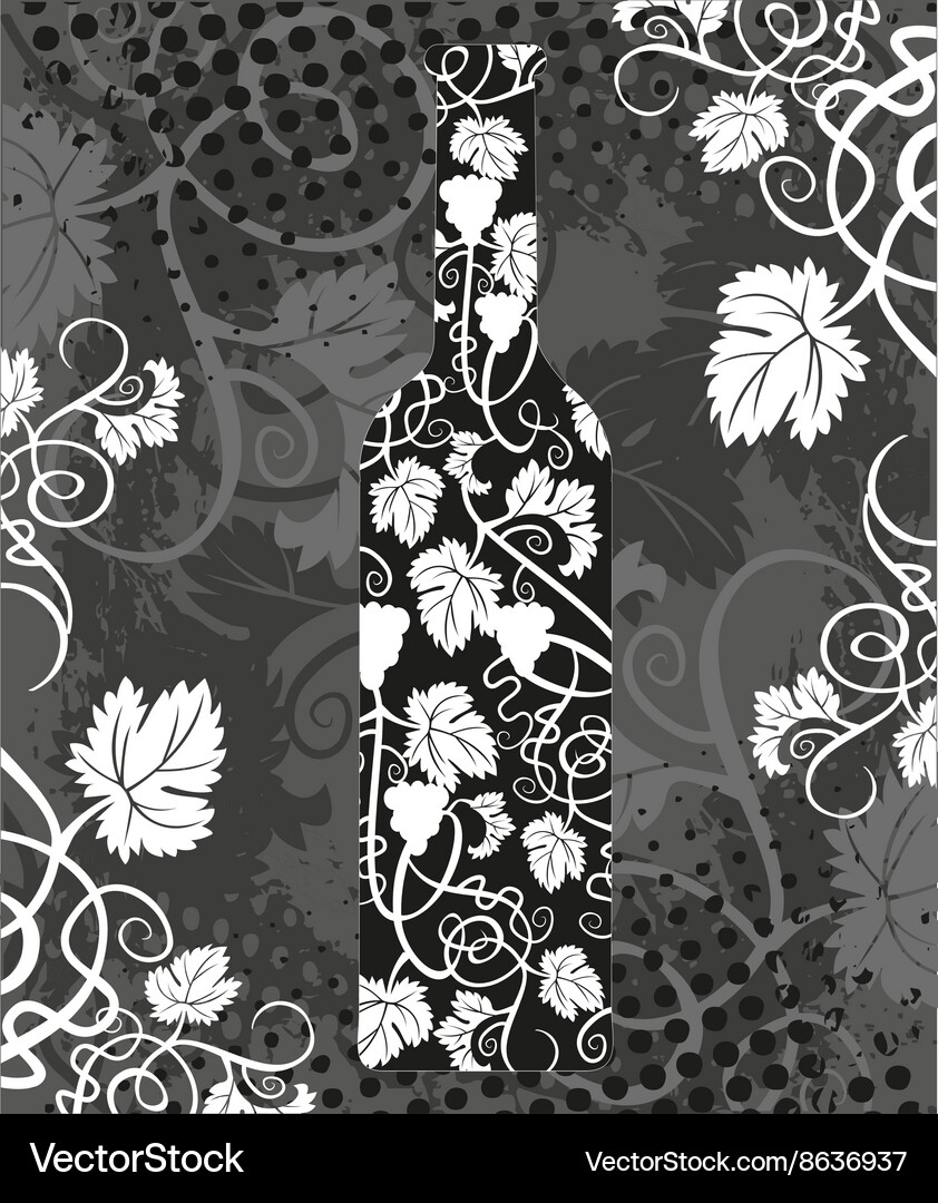 Wine design elements Royalty Free Vector Image