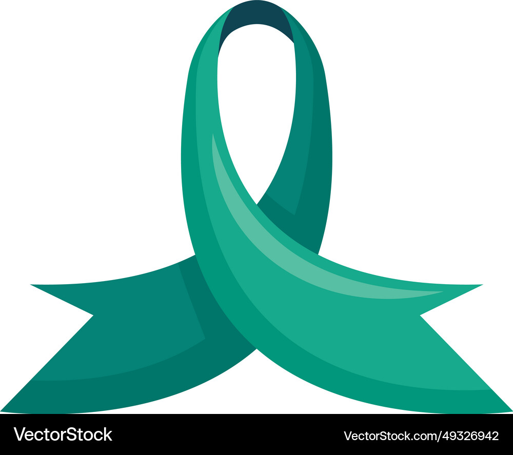Tourette syndrome ribbon Royalty Free Vector Image