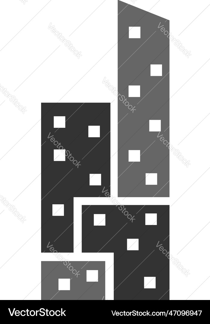 Architecture logo template icon brand identity Vector Image