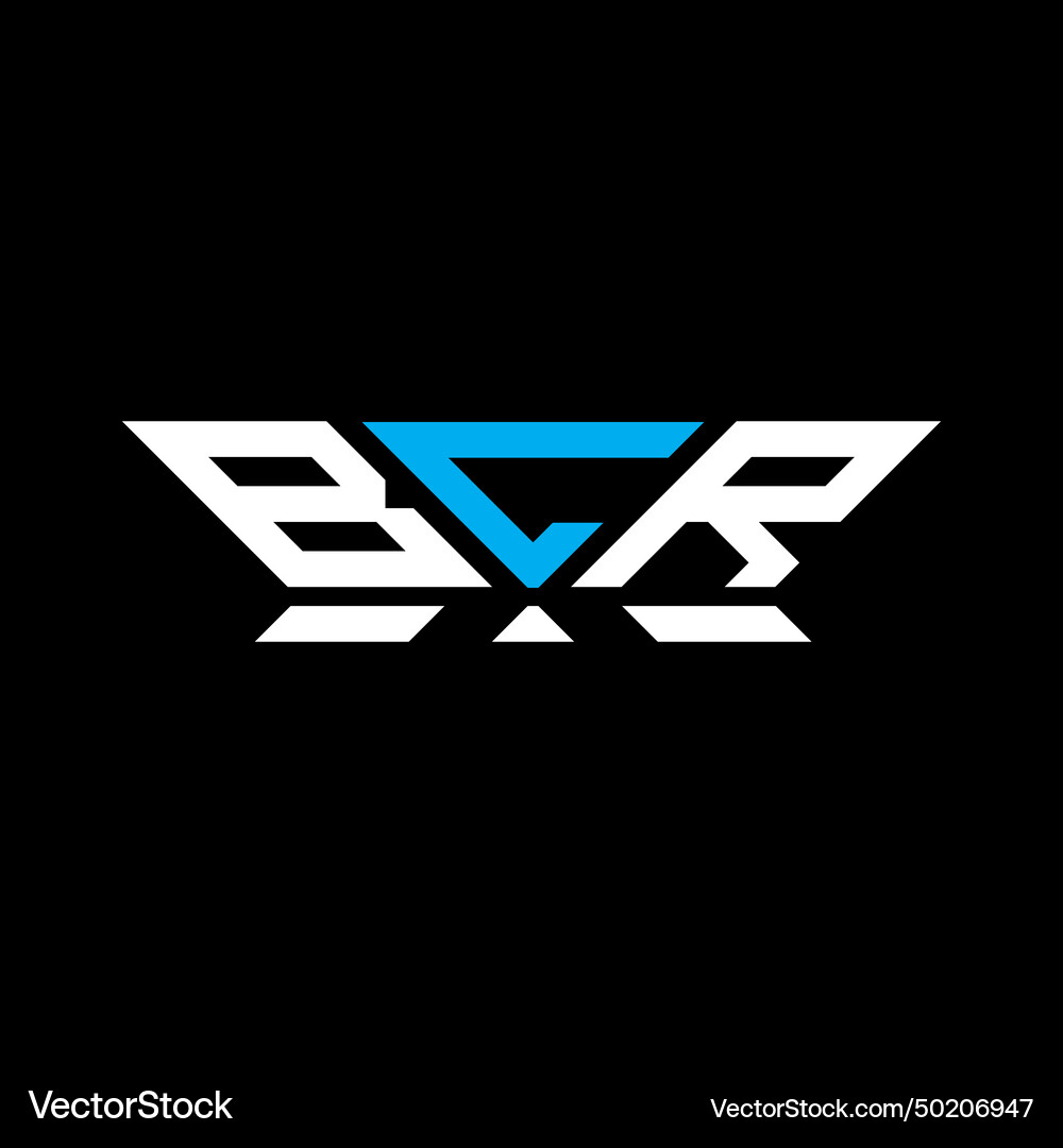 Blr letter logo design simple and modern Vector Image