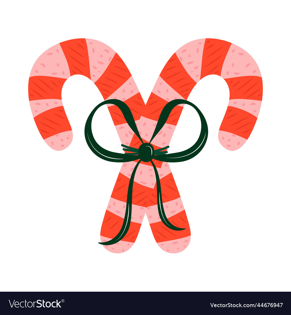 Candy Canes Christmas Royalty Free Vector Image
