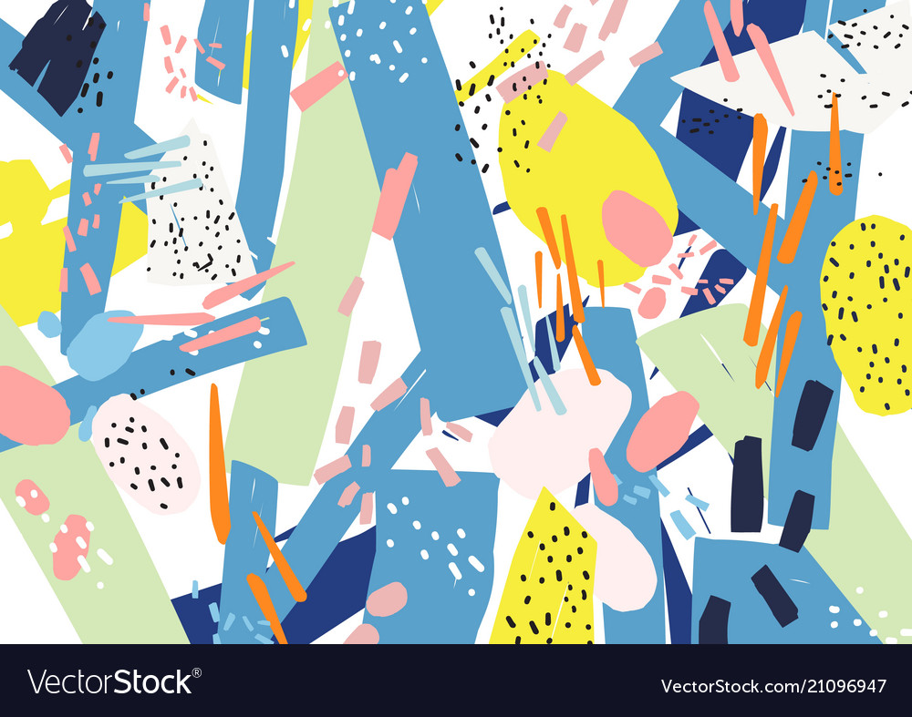 Creative horizontal artistic backdrop Royalty Free Vector