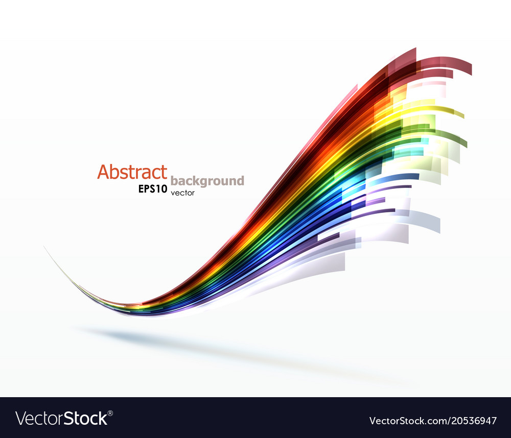 Rainbow abstract background Royalty Free Vector Image