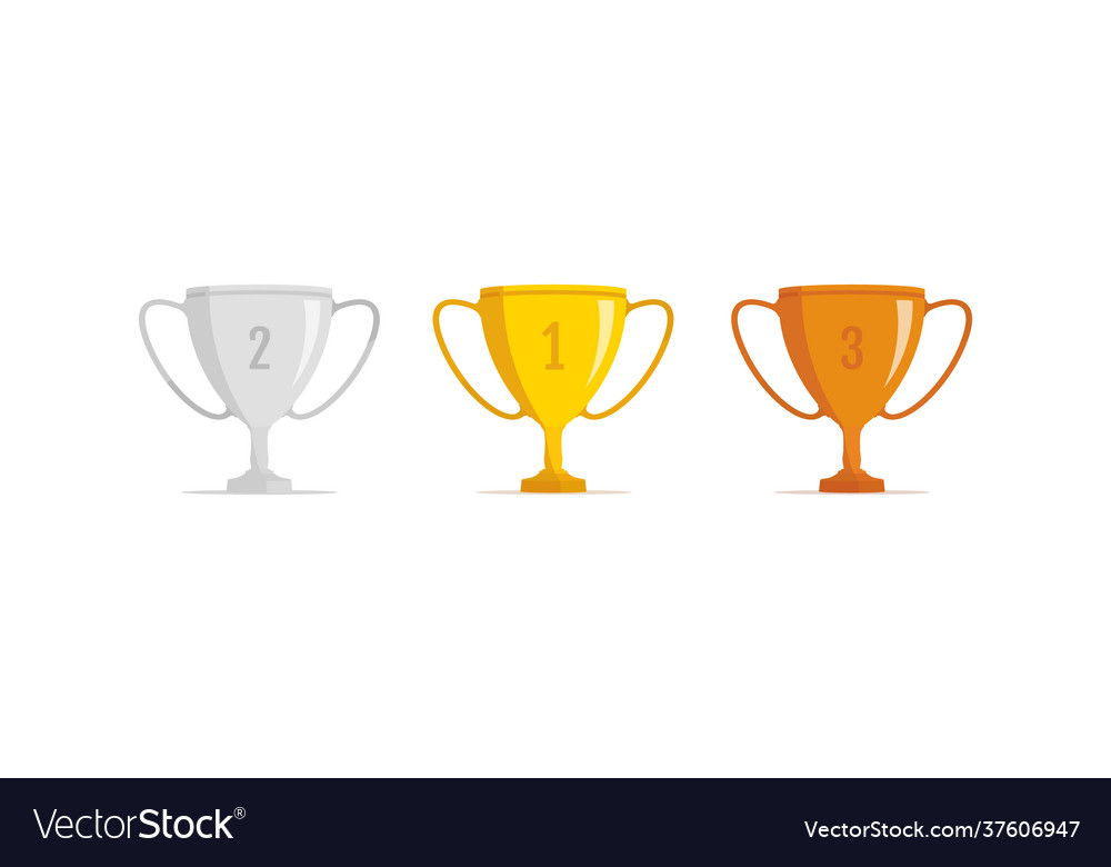 Trophy cup Royalty Free Vector Image - VectorStock