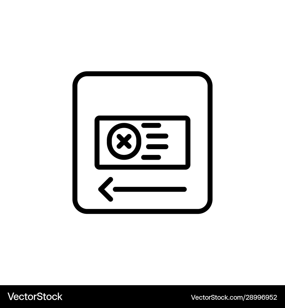 Power off icon design line style perfect Vector Image