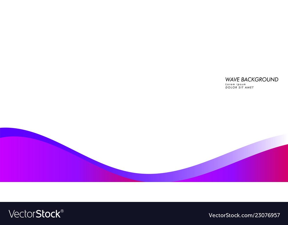 Abstract wave background with gradient pink Vector Image