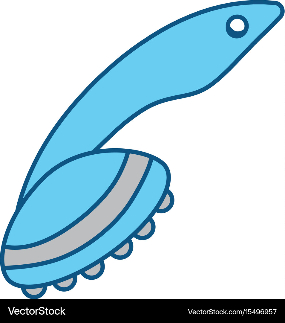 Body massager cartoon Royalty Free Vector Image