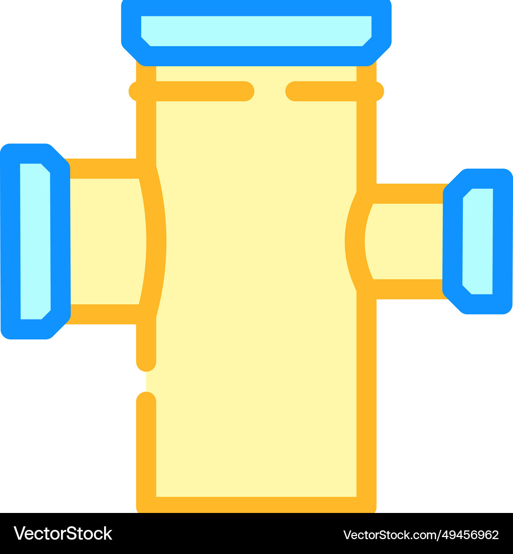 Energy pipeline color icon Royalty Free Vector Image