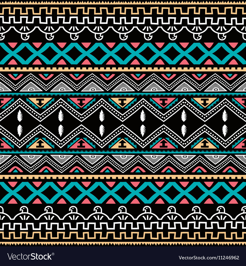 Native Ethnic Pattern Seamless Royalty Free Vector Image