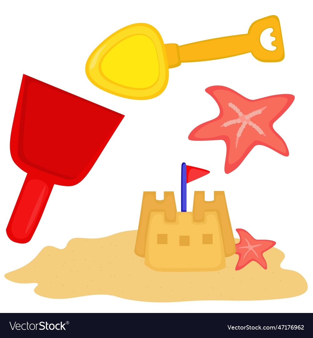 Sandcastle Clipart