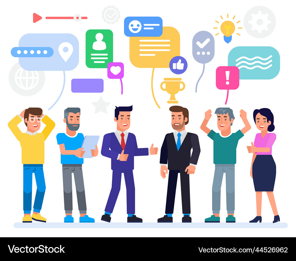 Successful business team with trophy icon Vector Image