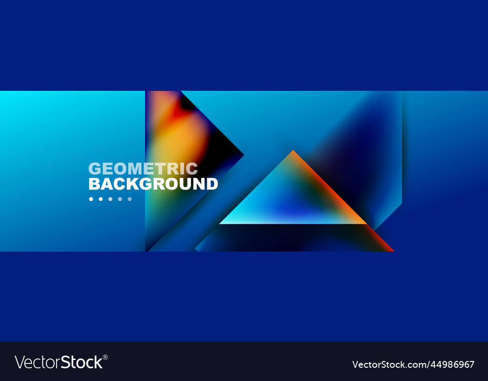 Abstract background with geometric elements Vector Image