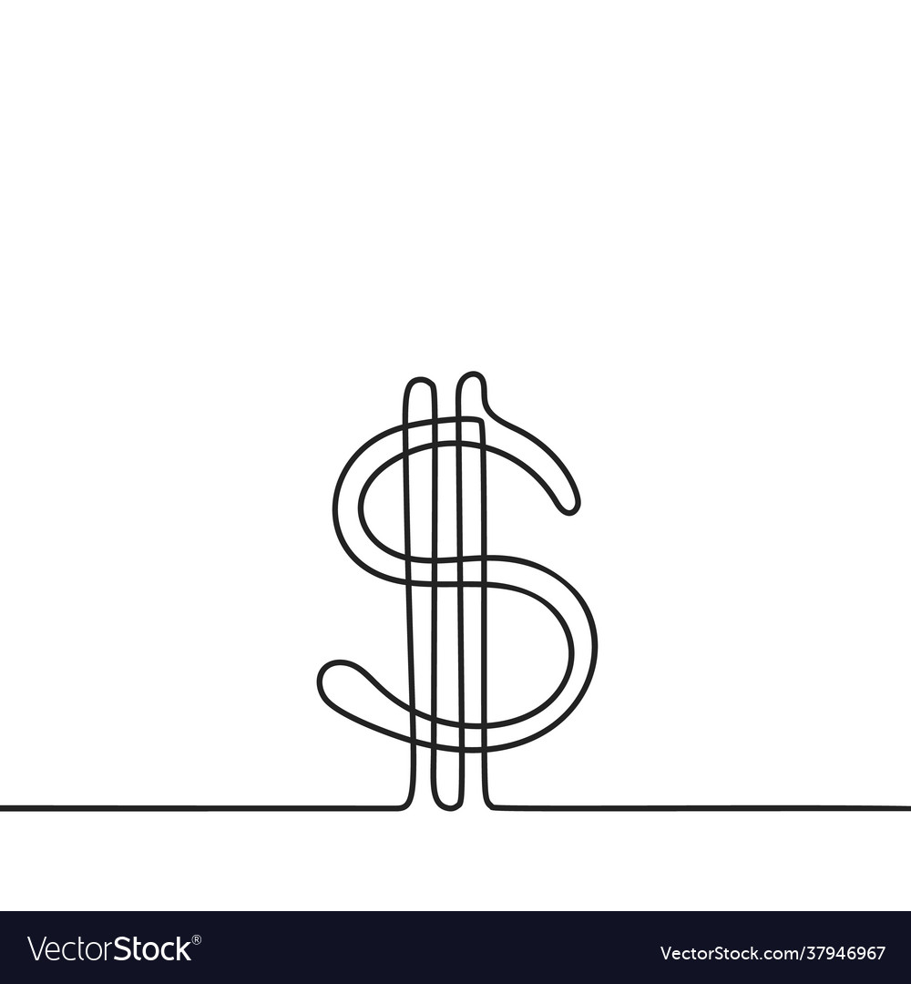 Dollar Royalty Free Vector Image - VectorStock