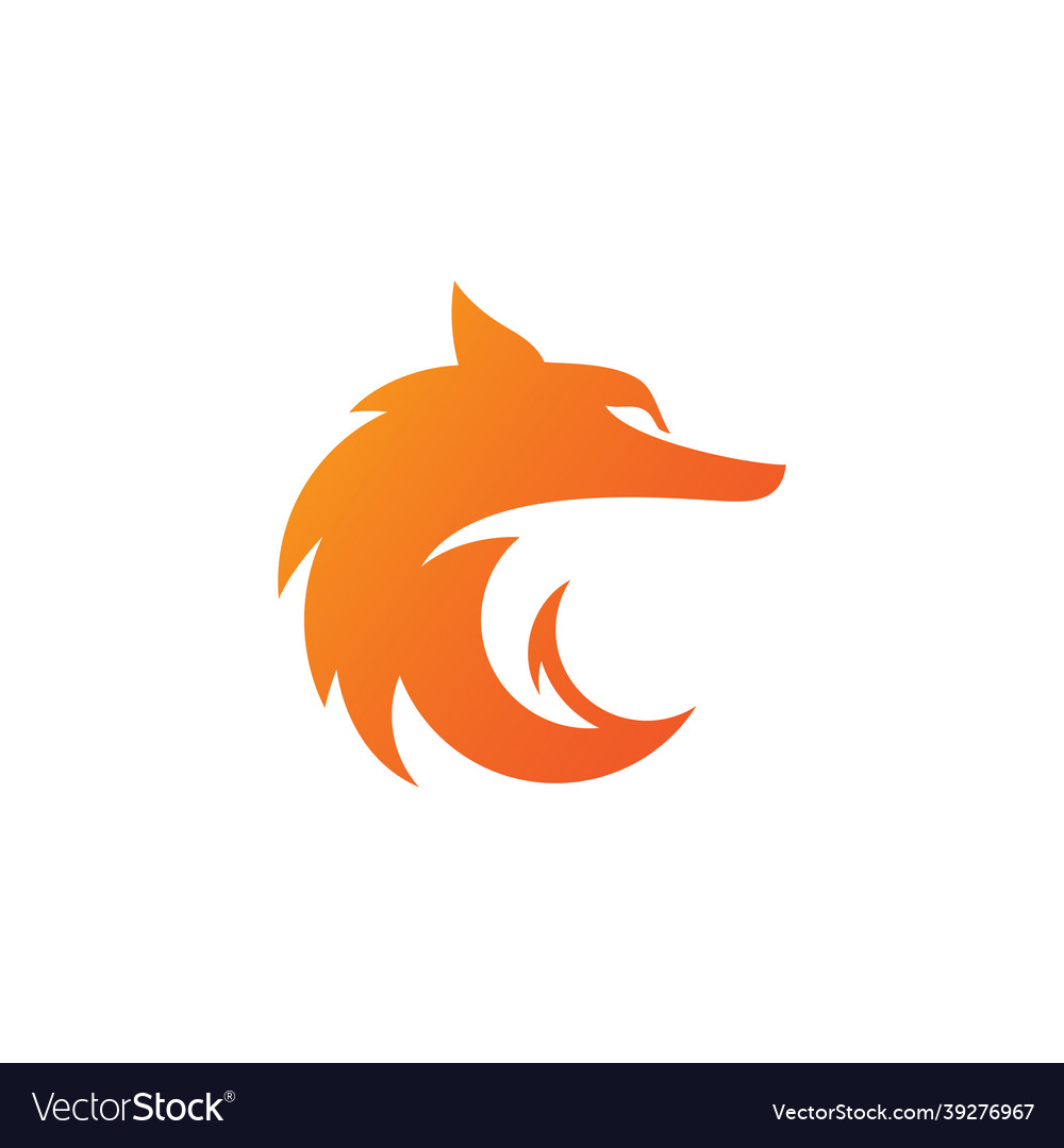 Fox icon Royalty Free Vector Image - VectorStock