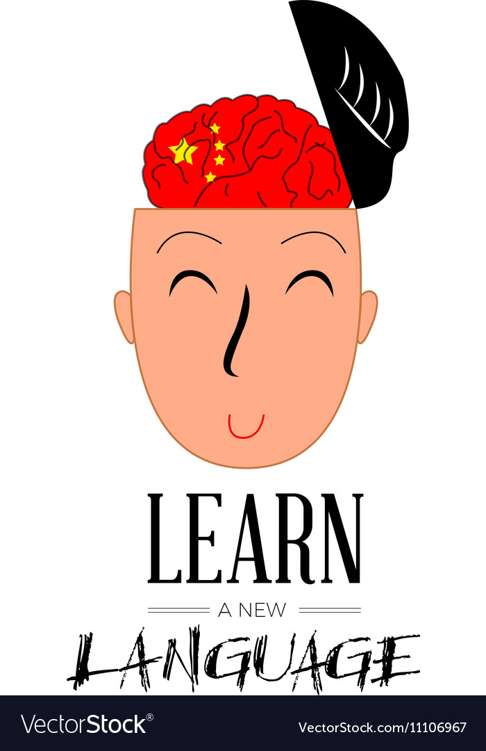 Learn language Royalty Free Vector Image - VectorStock