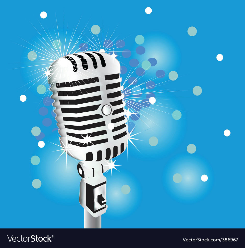 Microphone Royalty Free Vector Image - VectorStock