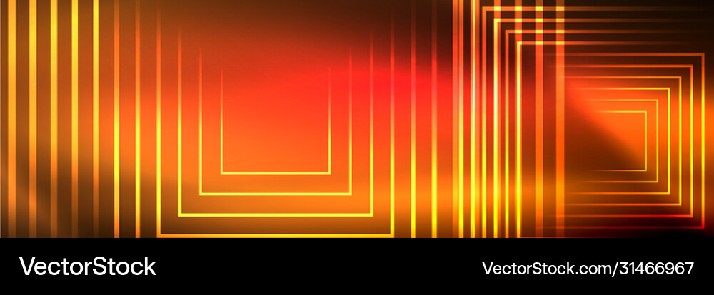 Shiny neon glowing techno lines hi-tech Royalty Free Vector