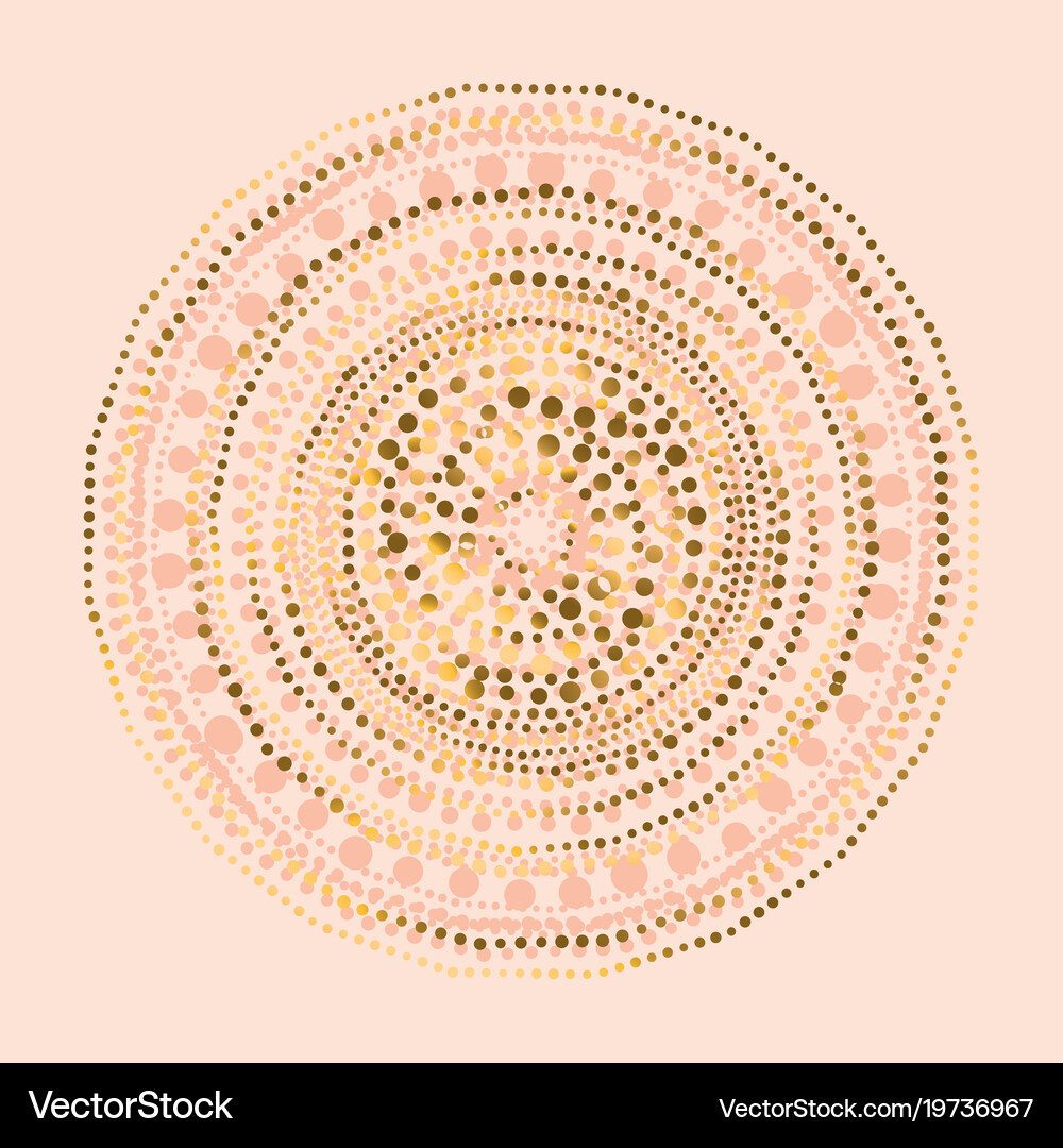 Tribal indian style abstract circle Royalty Free Vector