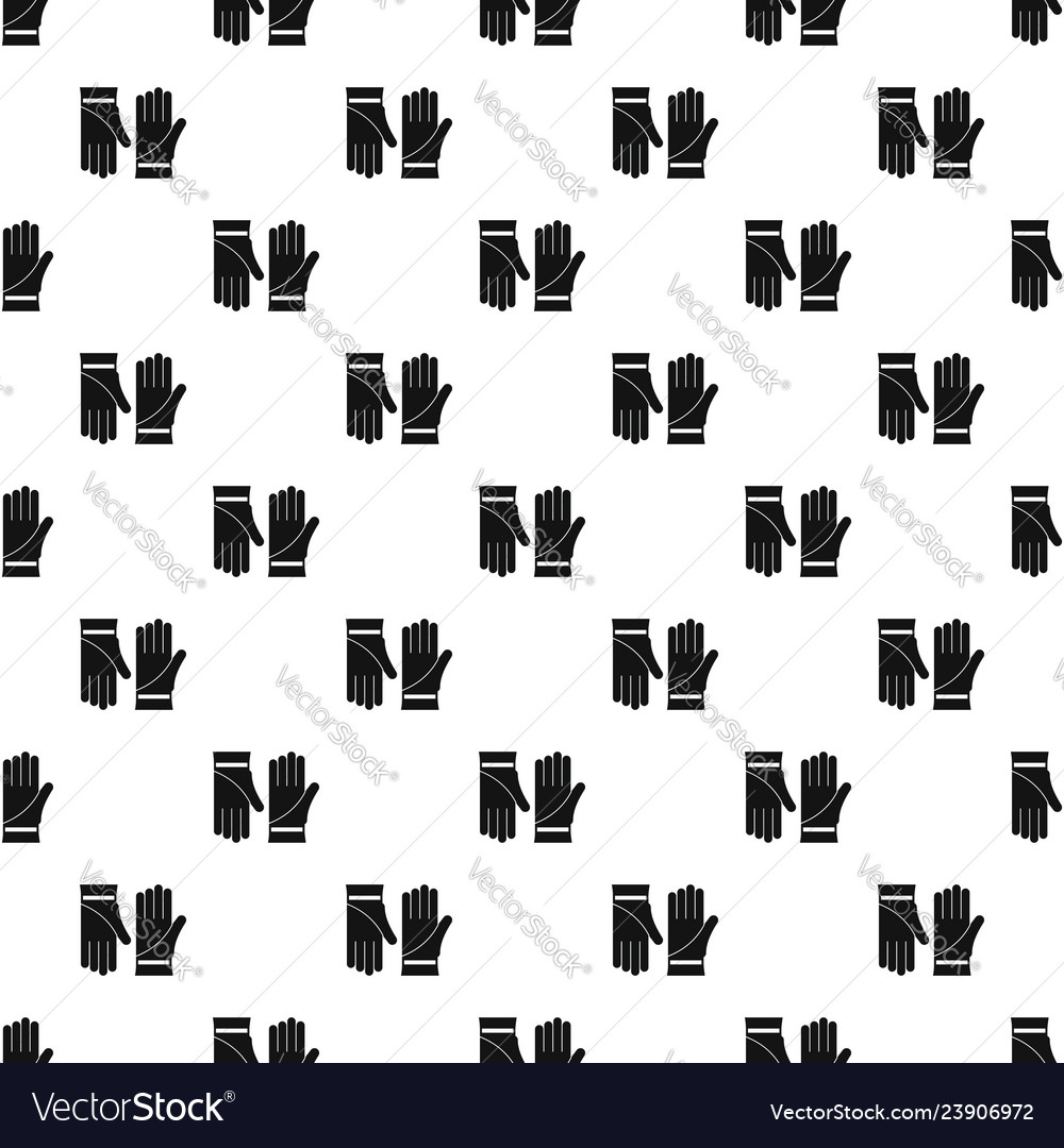 Cleaning gloves pattern seamless Royalty Free Vector Image