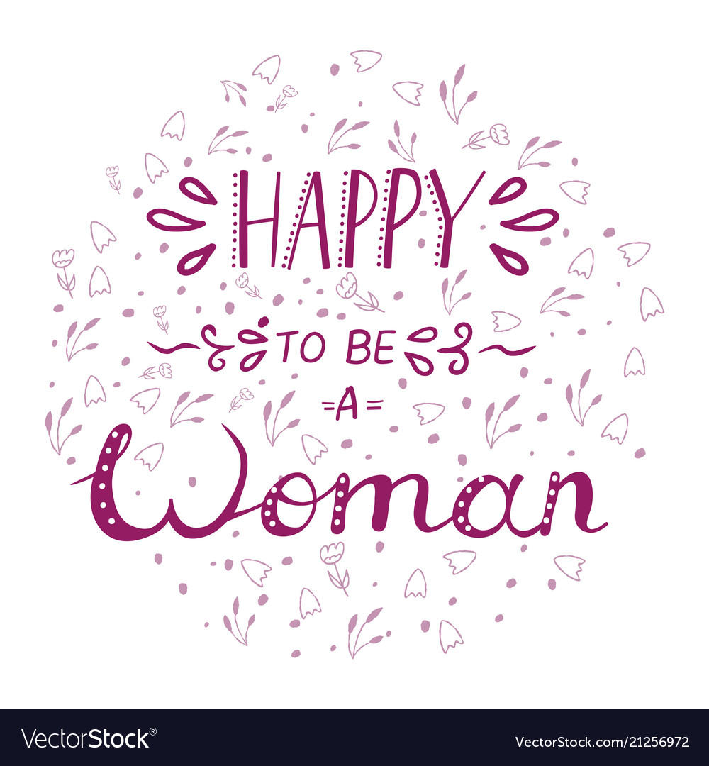 Creative lettering with quotation Royalty Free Vector Image