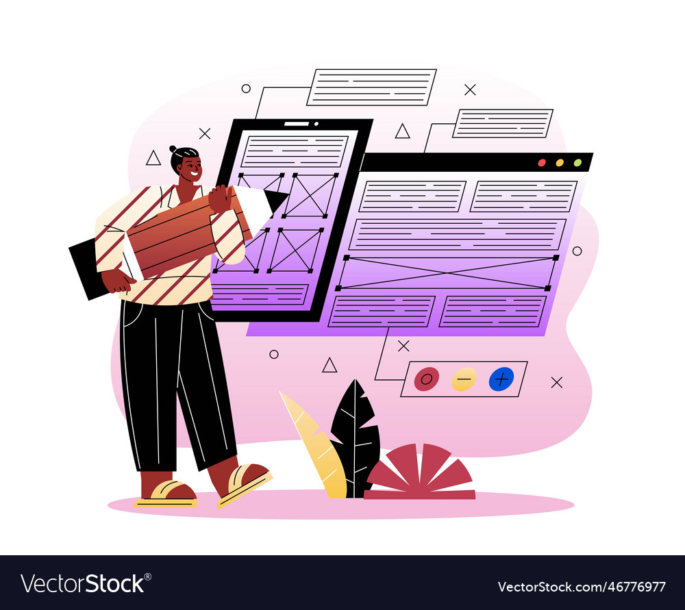 Creative designer profession Royalty Free Vector Image