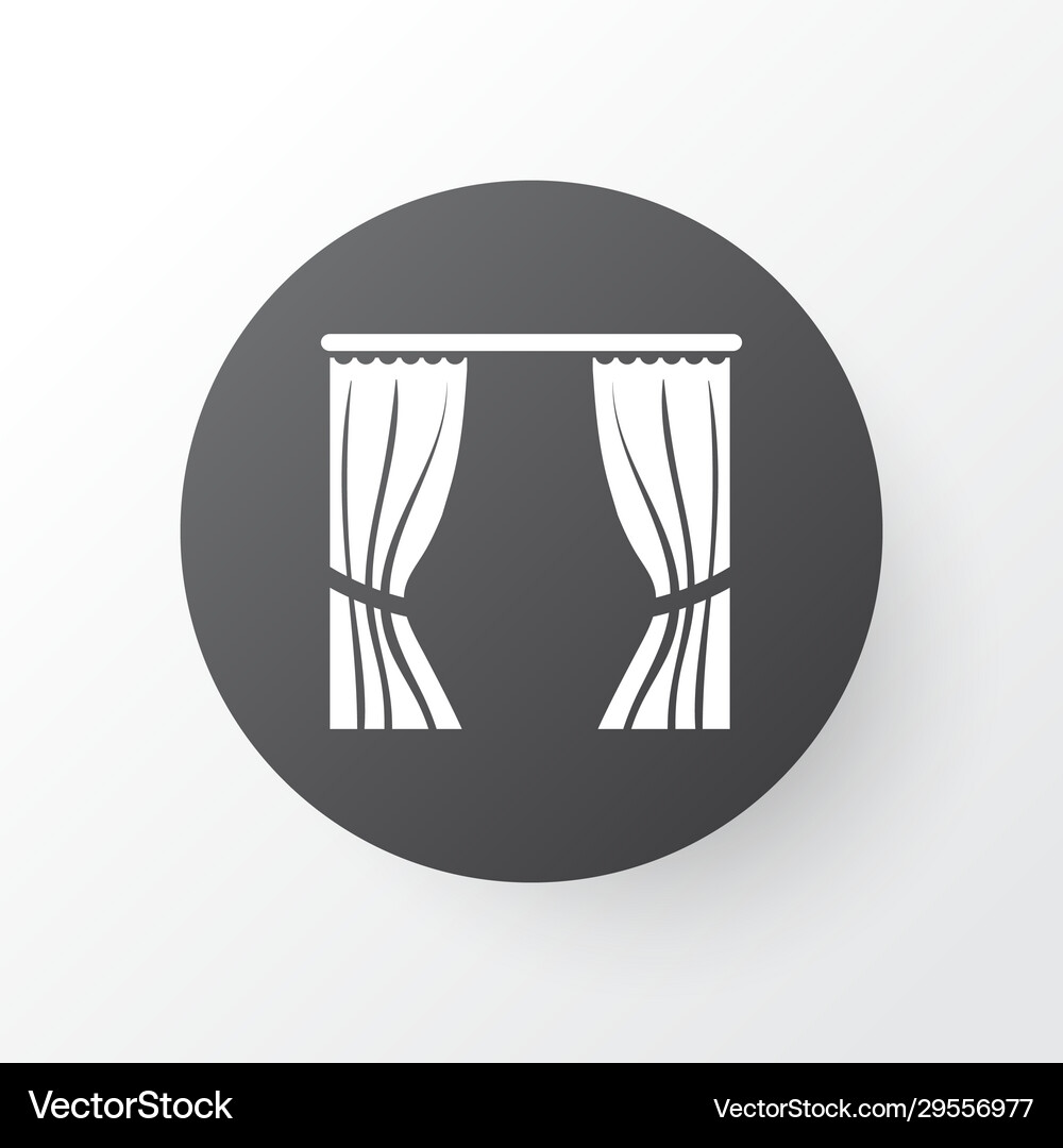 Curtain icon symbol premium quality isolated Vector Image