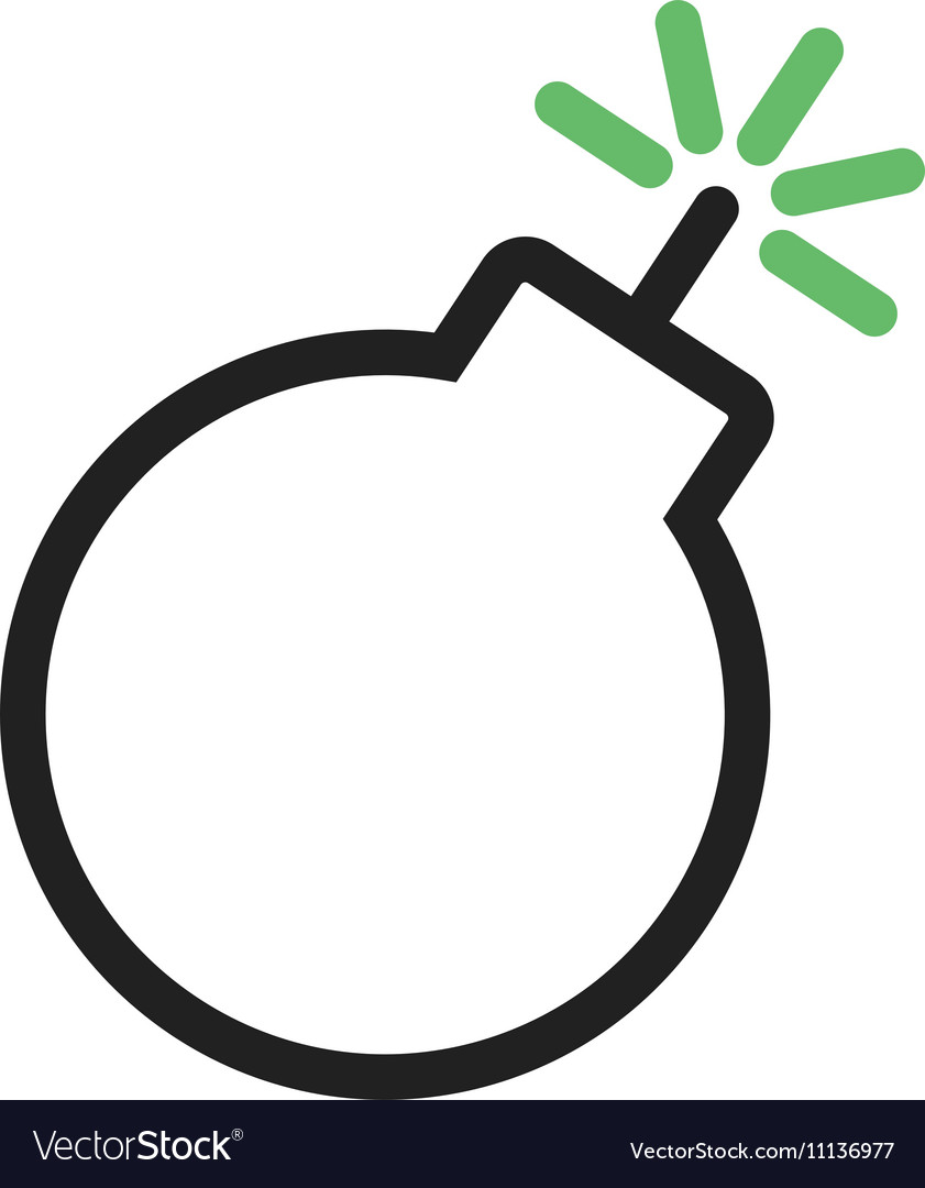 Danger explosion Royalty Free Vector Image - VectorStock