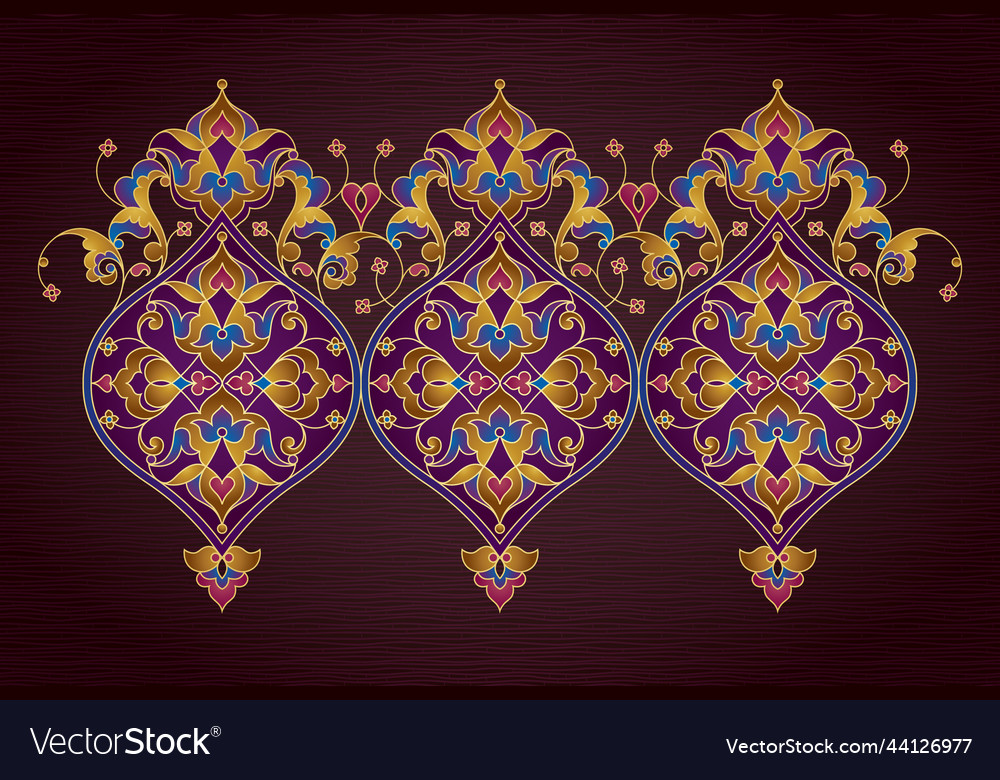 Element in eastern style Royalty Free Vector Image