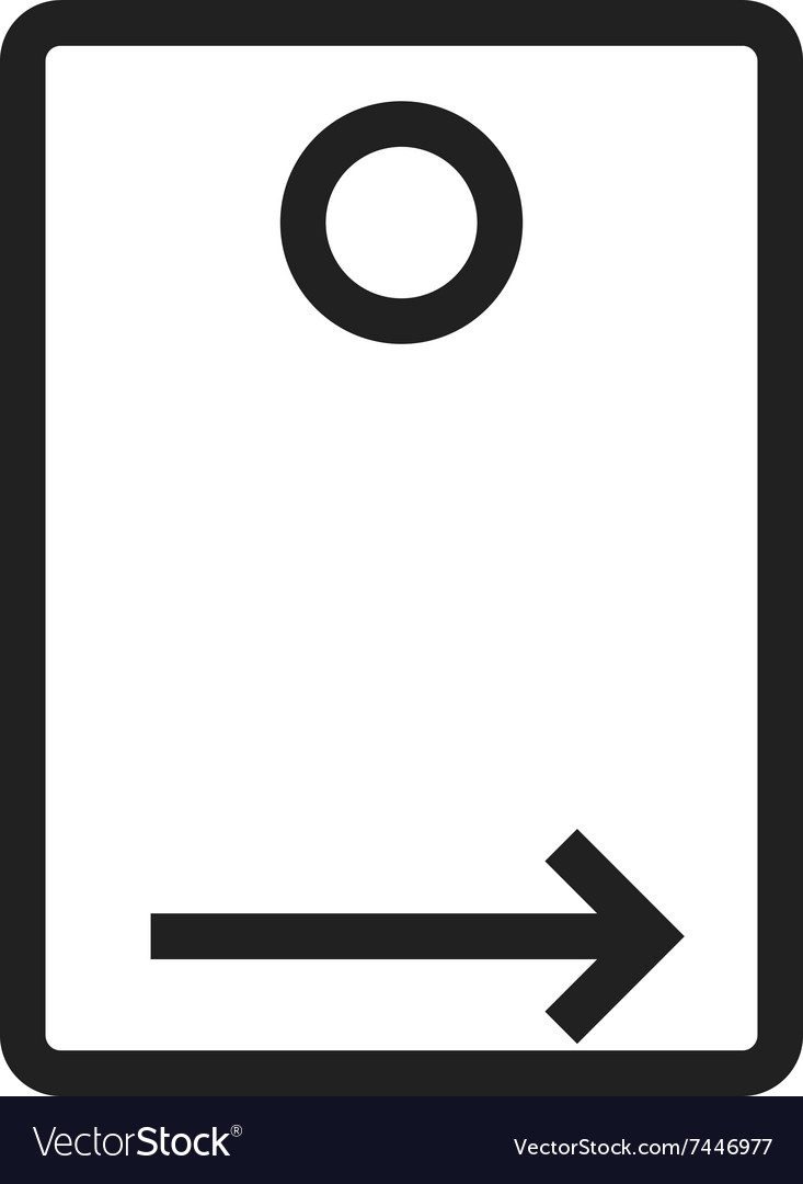 Rear camera Royalty Free Vector Image - VectorStock