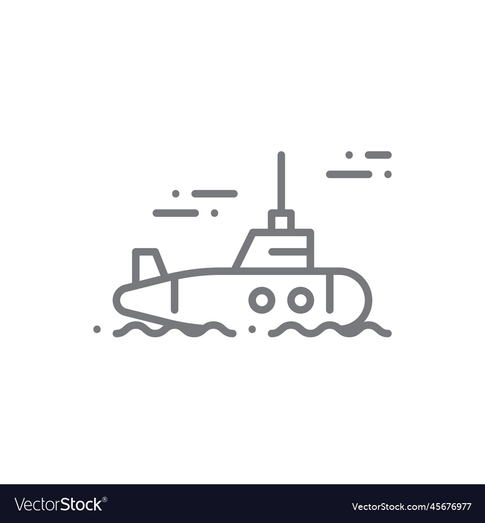 Submarine transportation icon people icons Vector Image