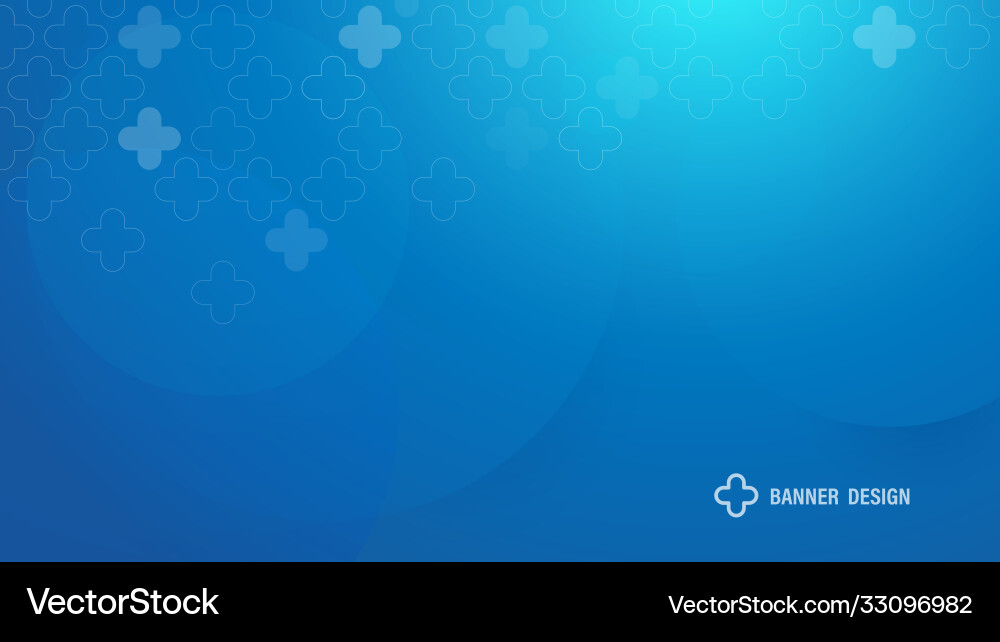 Abstract geometric medical cross background Vector Image