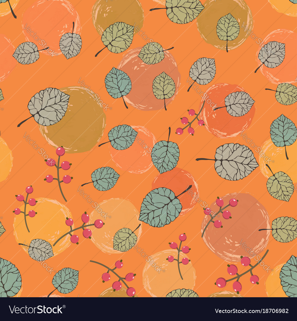 Seamless natural pattern Royalty Free Vector Image