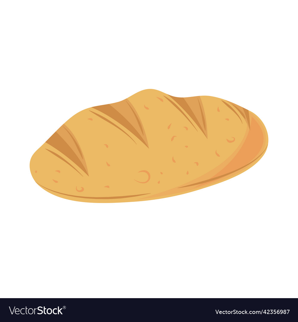 Bread icon isolated Royalty Free Vector Image - VectorStock