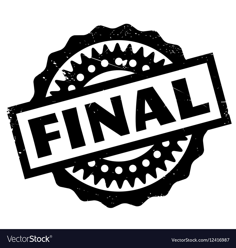 Final rubber stamp Royalty Free Vector Image - VectorStock