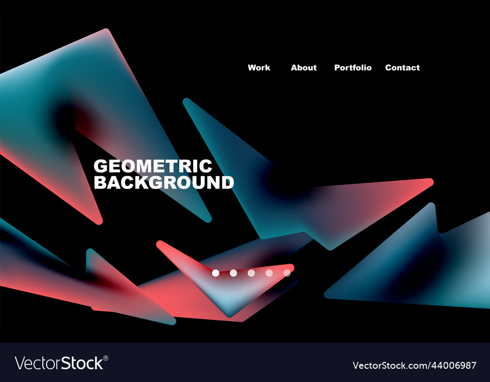 Shards shape composition abstract background web Vector Image