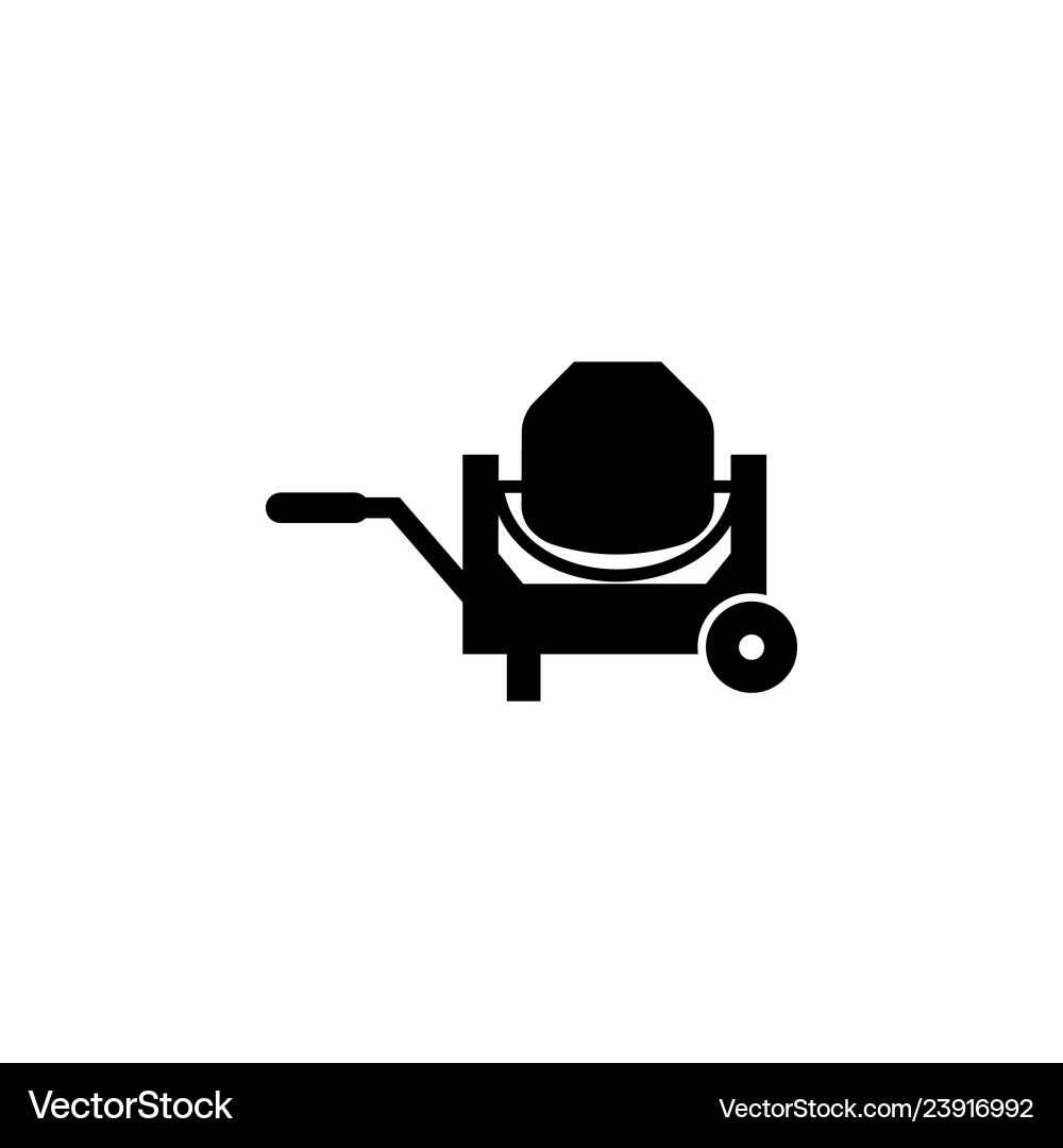 Concrete mixer icon elements of constraction icon Vector Image