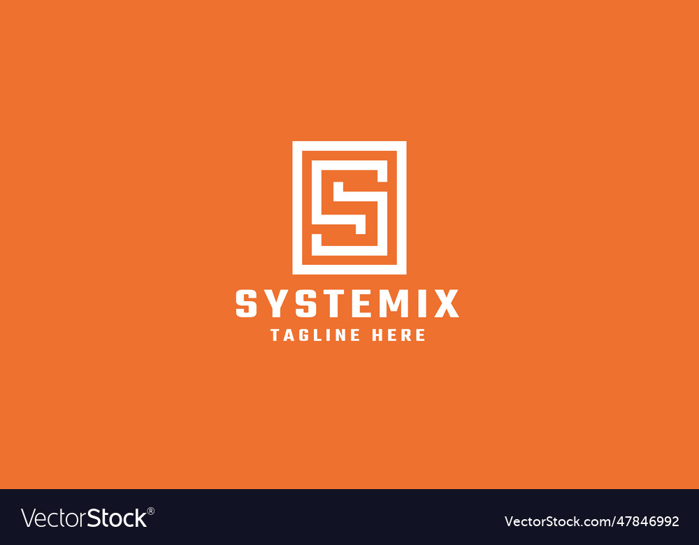 Logo systemix Royalty Free Vector Image - VectorStock