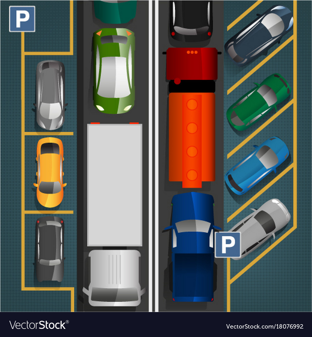 Traffic jam concept Royalty Free Vector Image - VectorStock