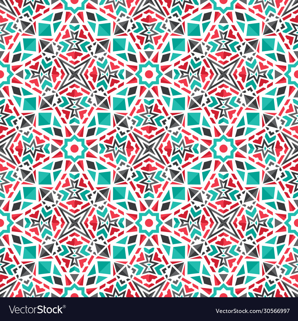 Asian geometric pattern Royalty Free Vector Image