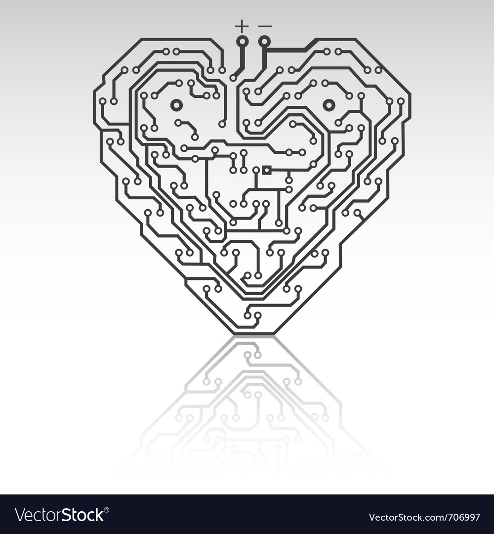Circuit board pattern Royalty Free Vector Image