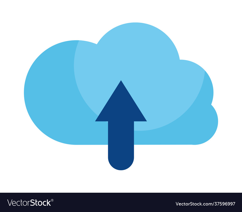 Cloud storage icon Royalty Free Vector Image - VectorStock