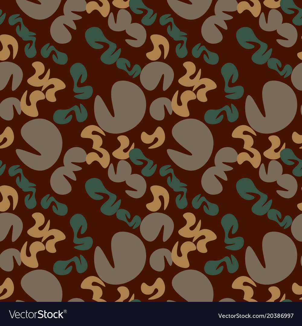Creatures bird eye view seamless pattern Vector Image
