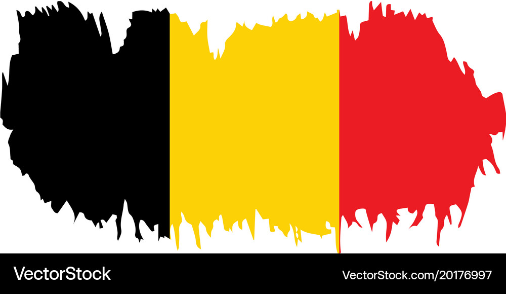 Flag of belgium Royalty Free Vector Image - VectorStock