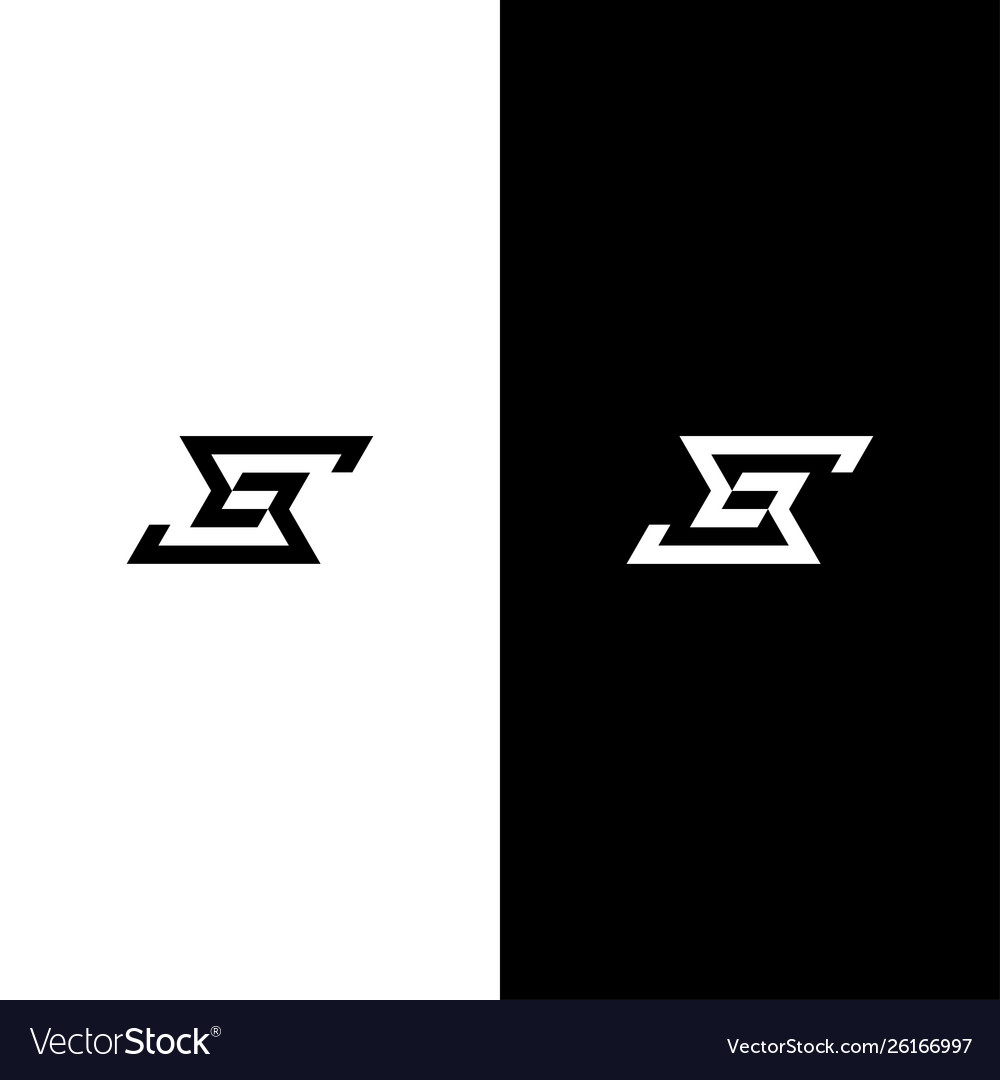 Initial s logo template Royalty Free Vector Image