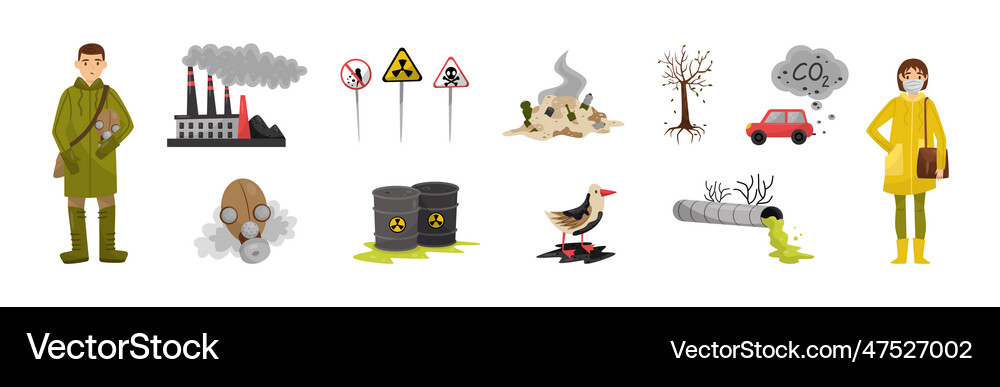 Air pollution awareness with hazardous radioactive