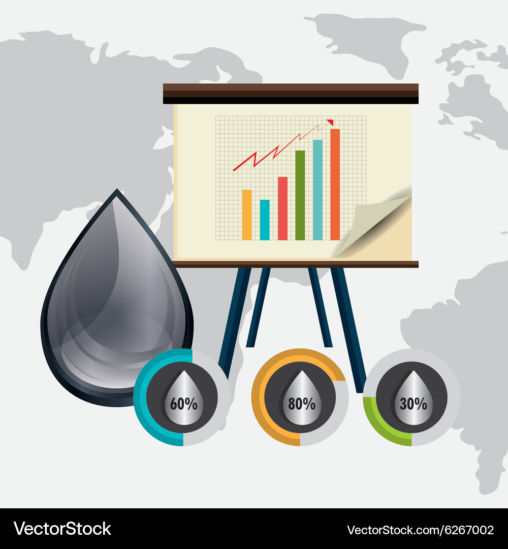 Fuel prices economy design Royalty Free Vector Image