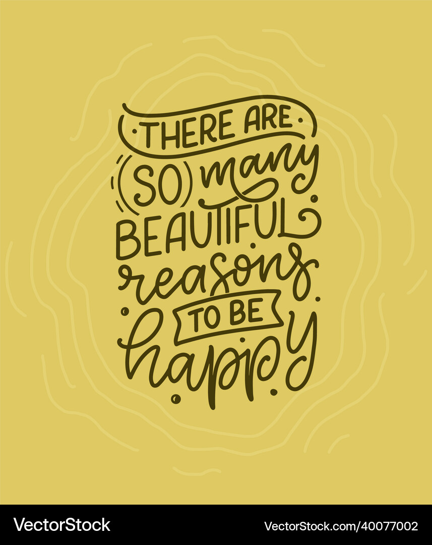 Hand drawn lettering quote about gratitude cool Vector Image