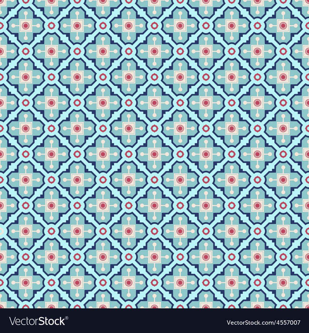 Blue pattern Royalty Free Vector Image - VectorStock