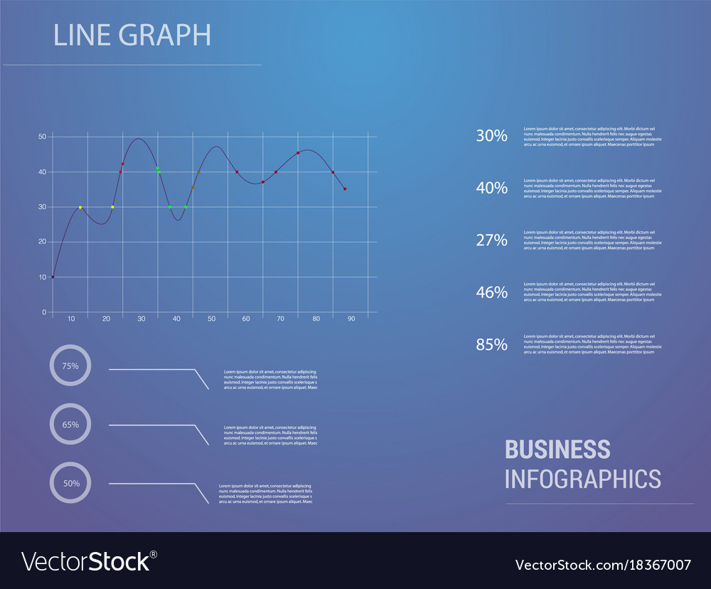 Modern strips infographics different options Vector Image