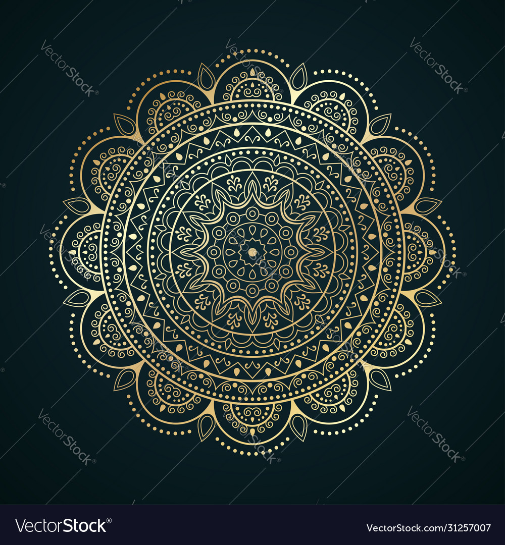 Radial geometric pattern Royalty Free Vector Image
